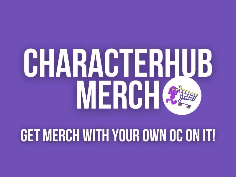 CharacterHub Merch: Originals & Custom OC Designs!