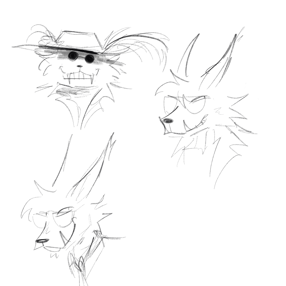 Character doodles raffle